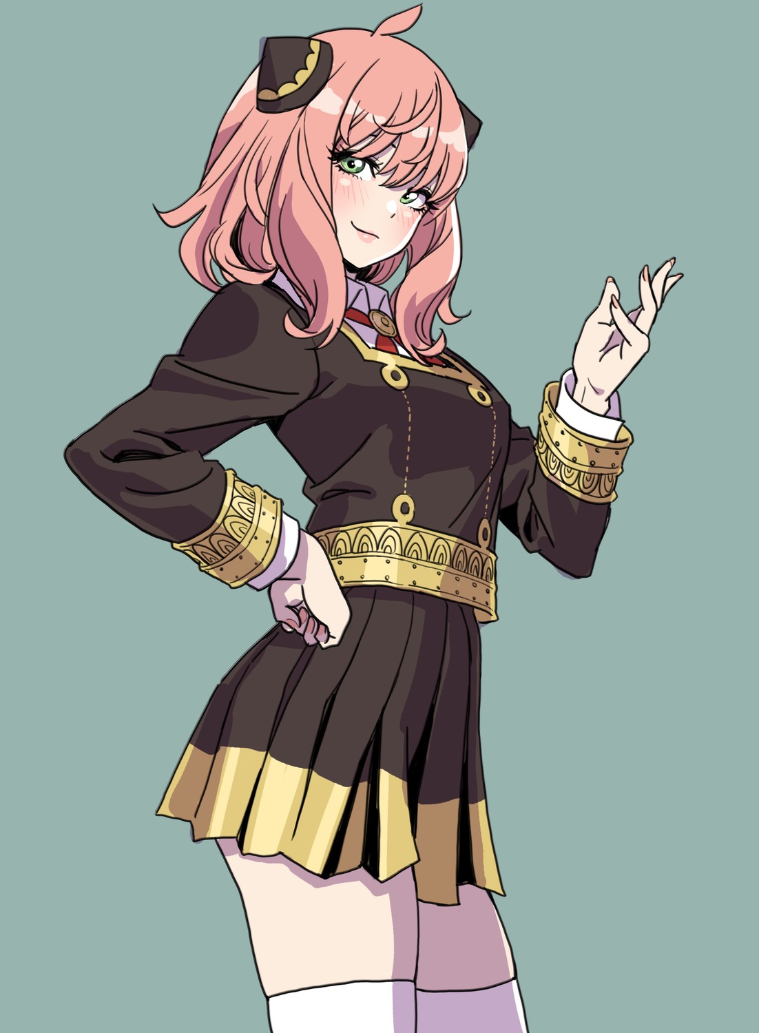 yamashita shunya spy x family anya forger seifuku thighhighs | #1125424 | yande.re